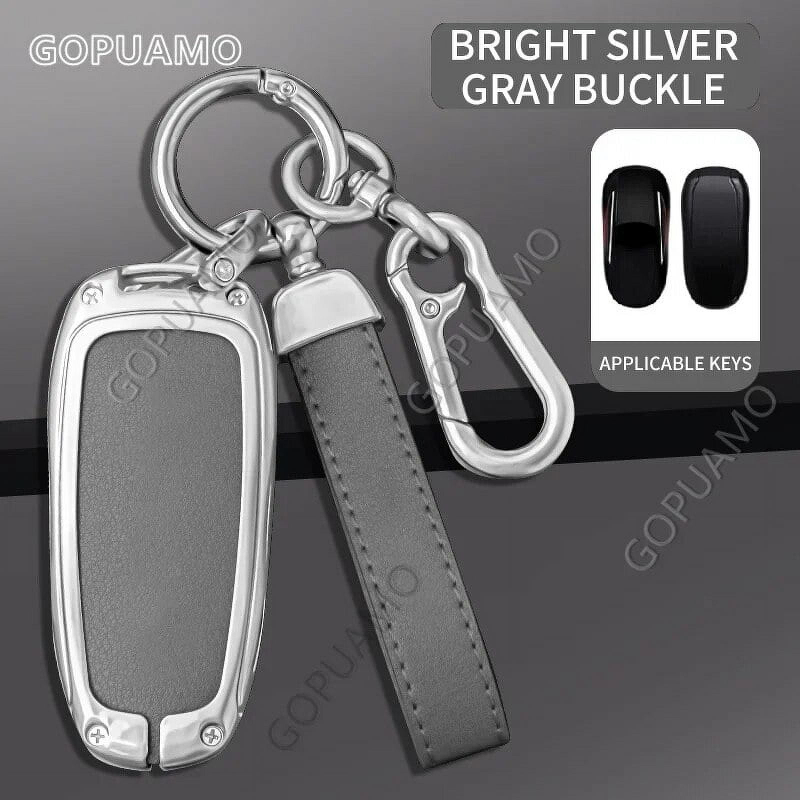 Car Key Case For Tesla B key case Model 3 Y X Metal Keys Cover Holder ...