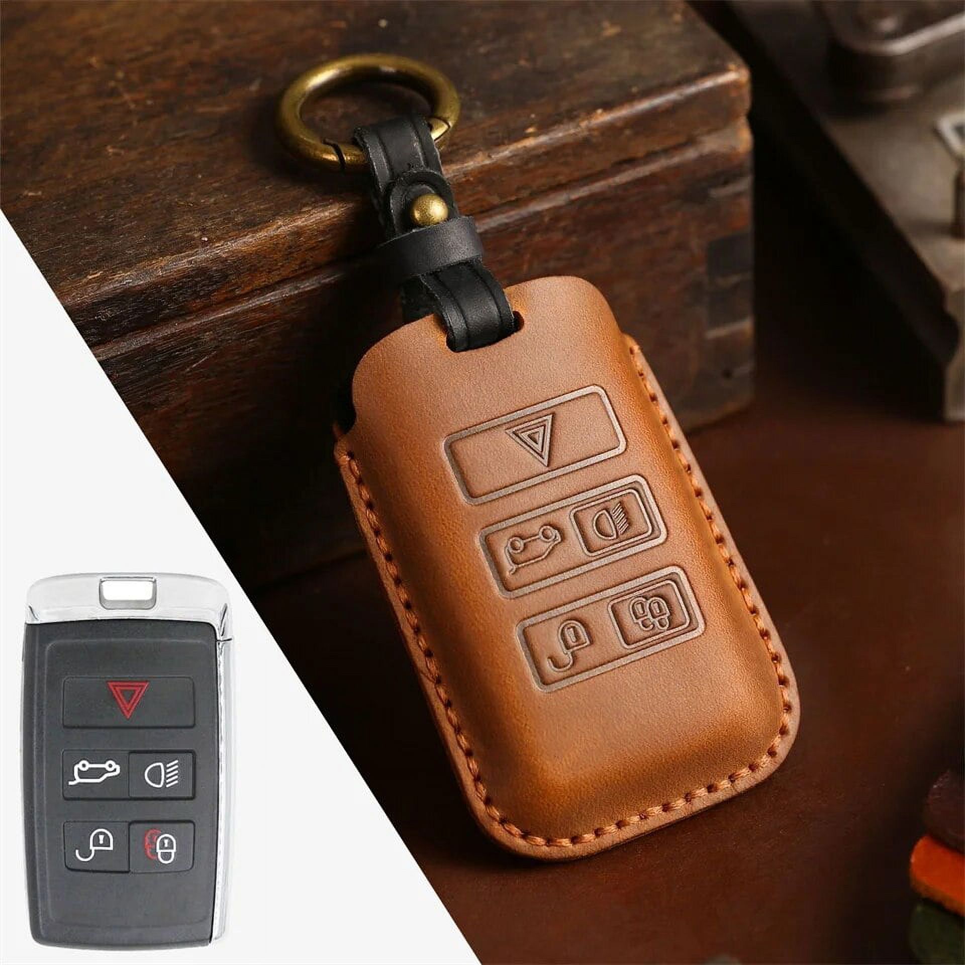 Car Key Case Holder Keychain For Land Rover Range Rover Discovery 5 ...