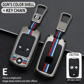 Vitodeco Genuine Leather Smart Key Fob Case with Leather Key Strap ...