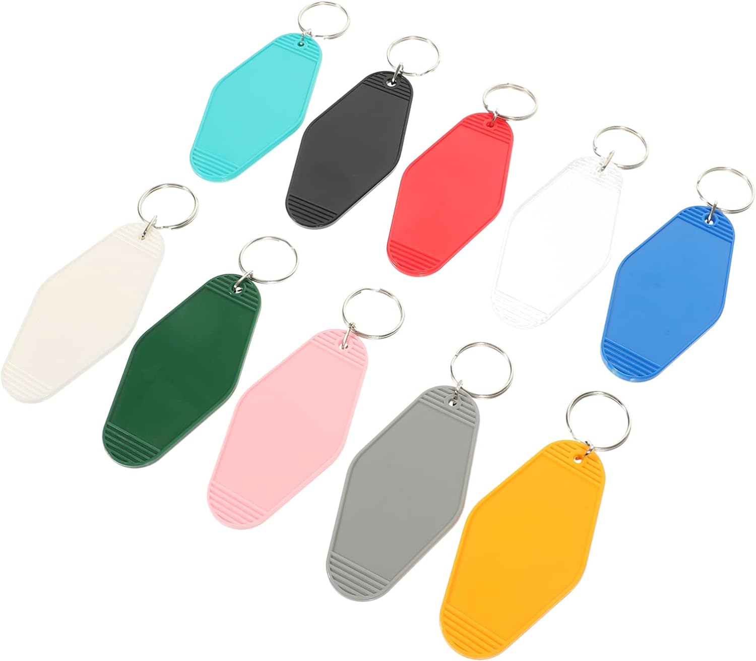 Car Key Chain 10 Pcs Hanging Key Tags Plastic Key Labels with Numbers ...