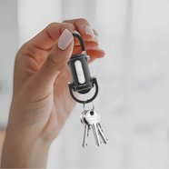 KeySmart Original Compact Key Holder and Keychain Organizer - Aluminum ...