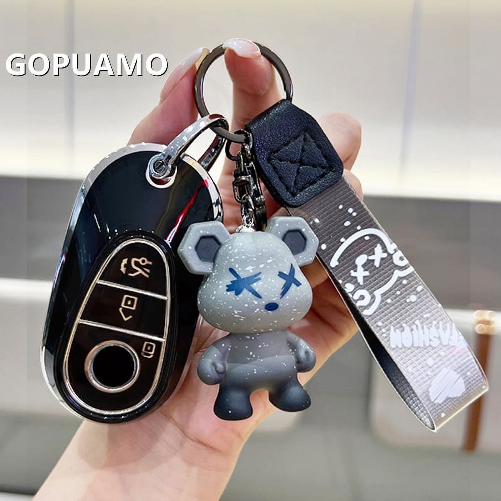 Car Key Cover Case Fob for Mercedes Benz W207 A C E S G GLS Class W177 ...