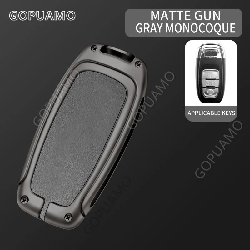 Car Key Cover Case for Audi A three button A3 8L 8P A4 B6 B7 B8 A6 C5 ...