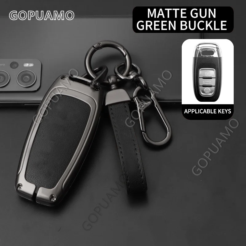 Car Key Cover Case for Audi A three button A3 8L 8P A4 B6 B7 B8 A6 C5 ...