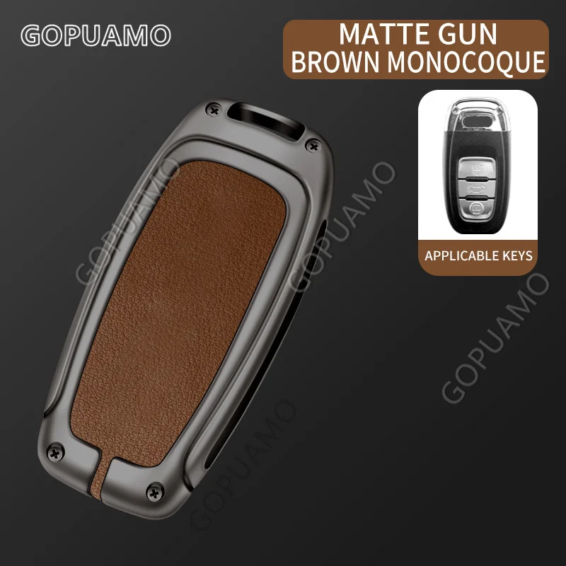 Car Key Cover Case for Audi A three button A3 8L 8P A4 B6 B7 B8 A6 C5 ...