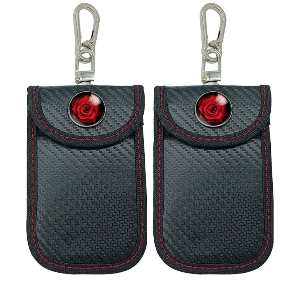 Car Key Faraday Bags, Faraday Pouch, Car RFID Blocking Holder Key Fob ...