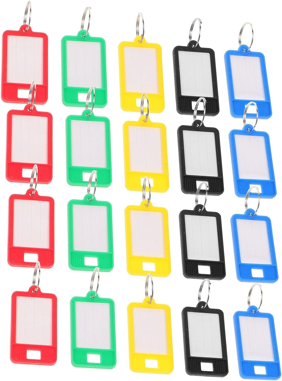 Car Key Fob 50pcs Plastic Tags Motorcycle Key tag Key Rings Keychain ...