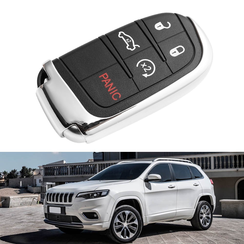 Car Key Fob Case Cover Holder For Jeep Grand Cherokee Renegade Compass ...