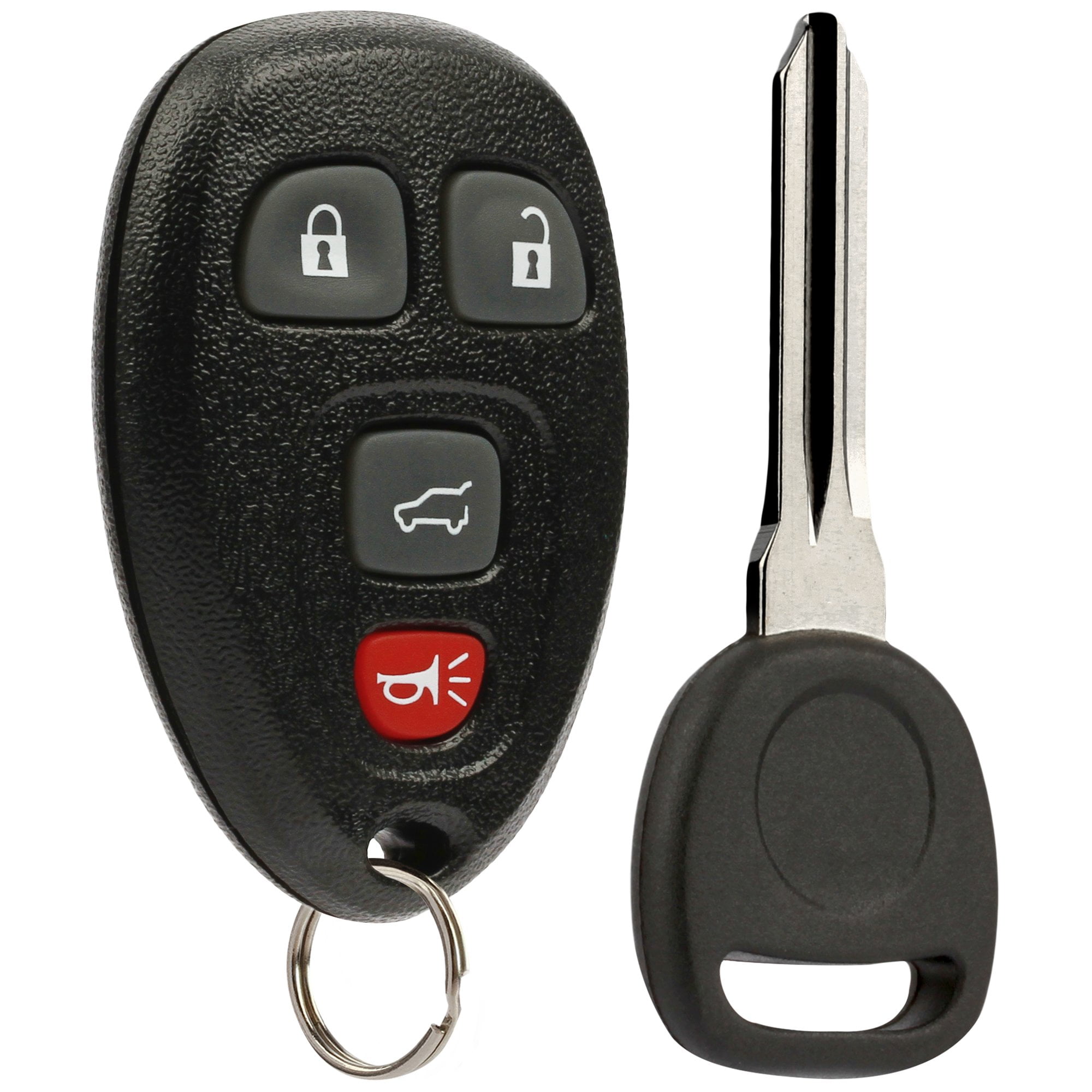 Car Key Fob Keyless Entry Remote with Ignition Key fits Chevy Suburban ...