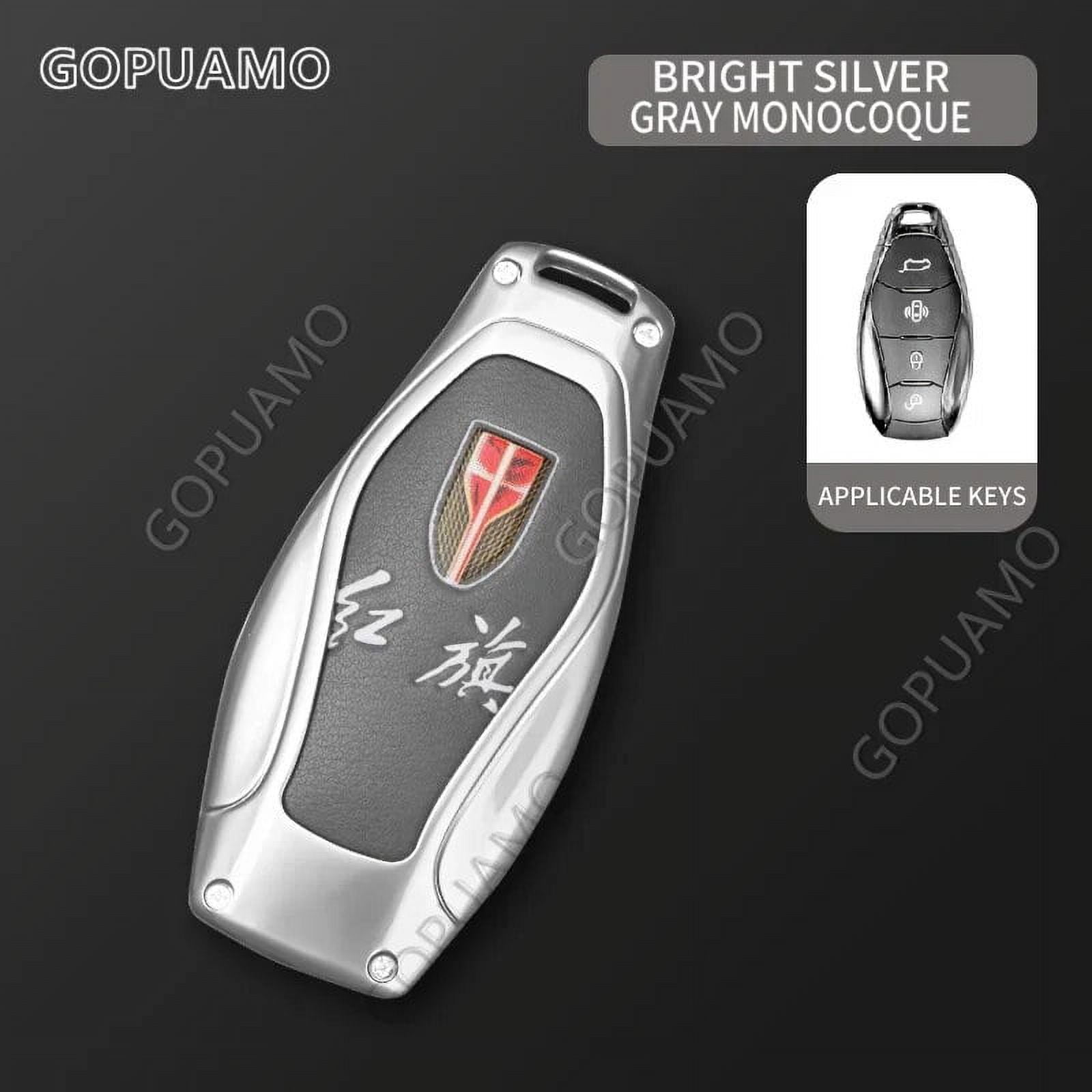 Car Key Protector Car Accessories For Red Flag Hongqi D 4-button key ...