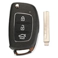 Car Key Shell Set Including Precisions Cut Key Blade Case Flipping ...