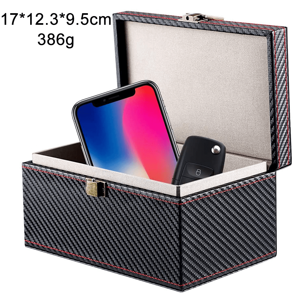 Car Key Signal Blocker Box, Keyless Entry Rfid Blocking Set, Protects ...