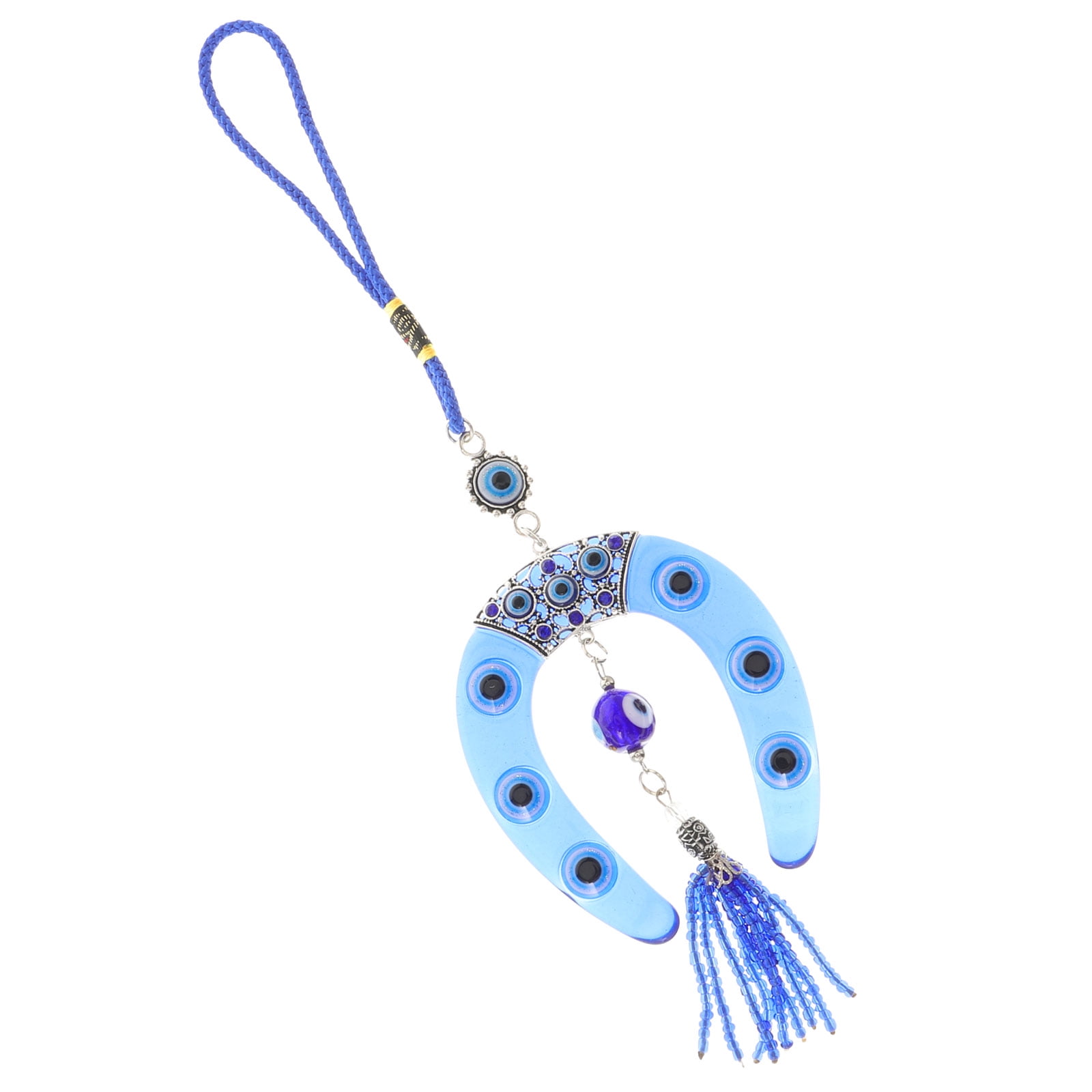 ETEREAUTY Blue Metal Pendant Keychain for Keyrings and Bag Accessories ...