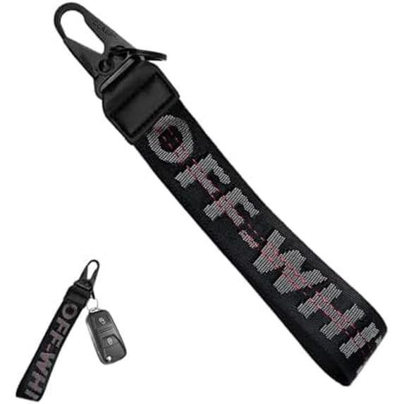 Car Keychain, Fabric Keychain Wrist Lanyard, Key Ring for Cars Keys ...
