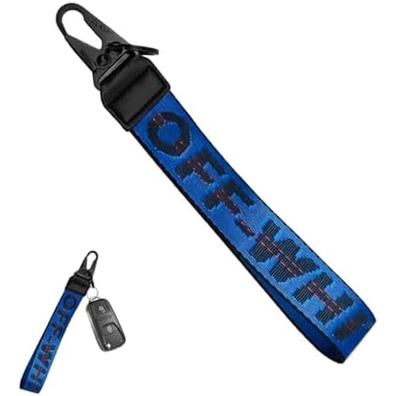 Car Keychain, Fabric Keychain Wrist Lanyard, Key Ring for Cars Keys ...