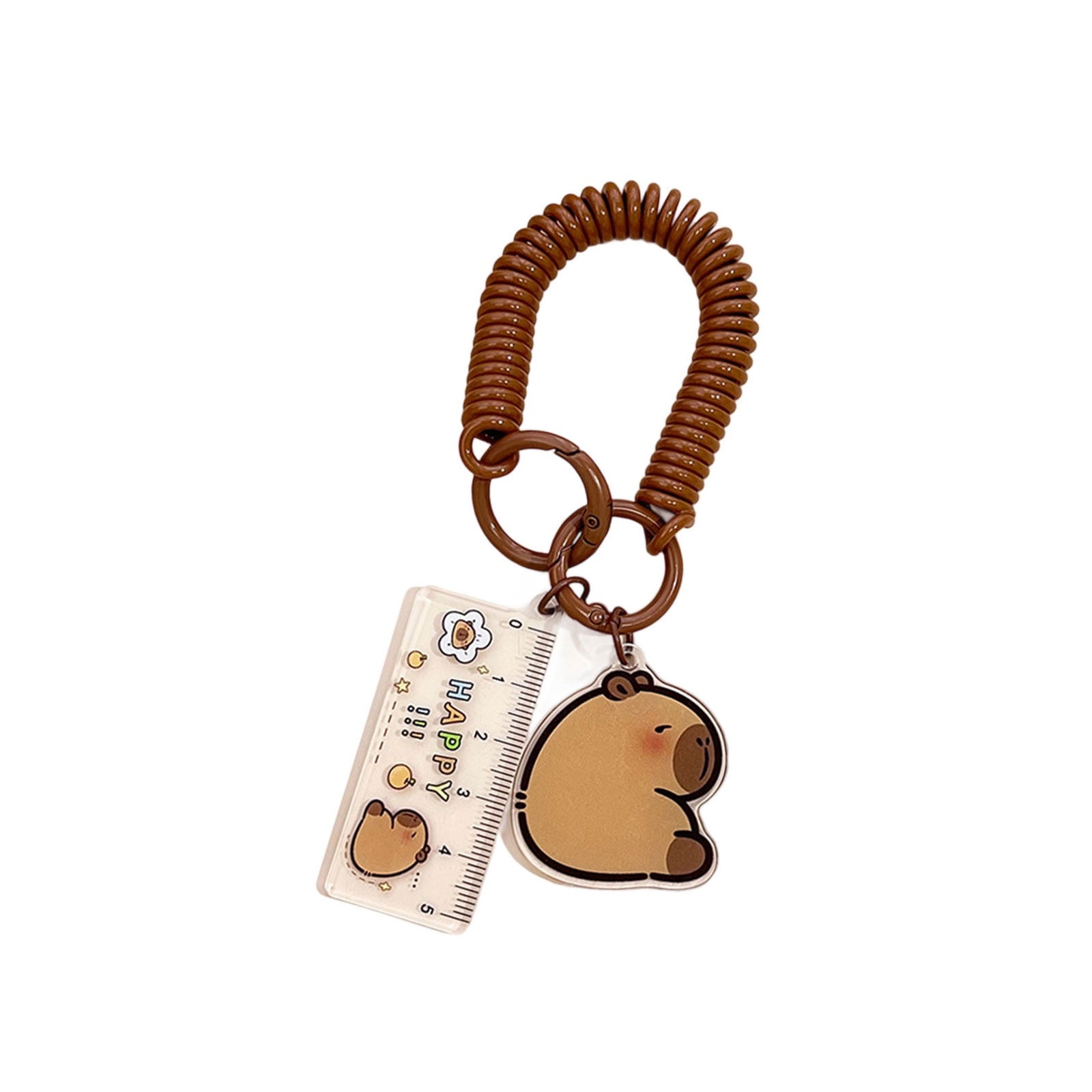 Car Keychain Small Ruler Keychain Cartoon Keyring Bag Charm Handbag ...