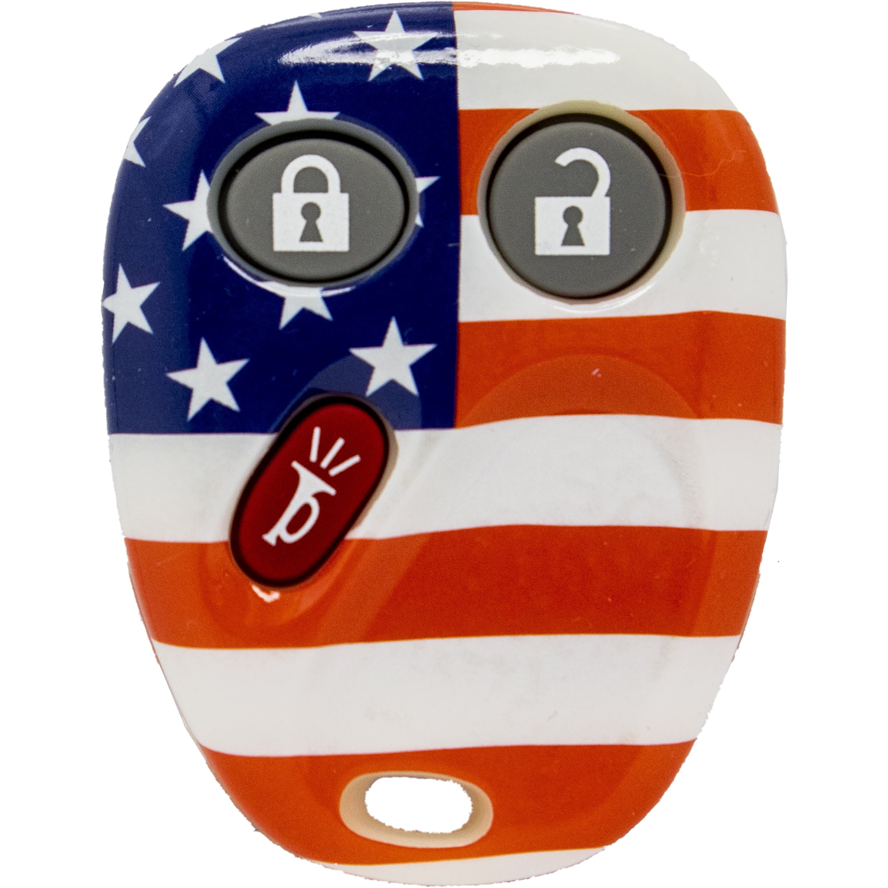 Car Keys Express Car Remote Replacement Case - GM 3 Button US Flag ...