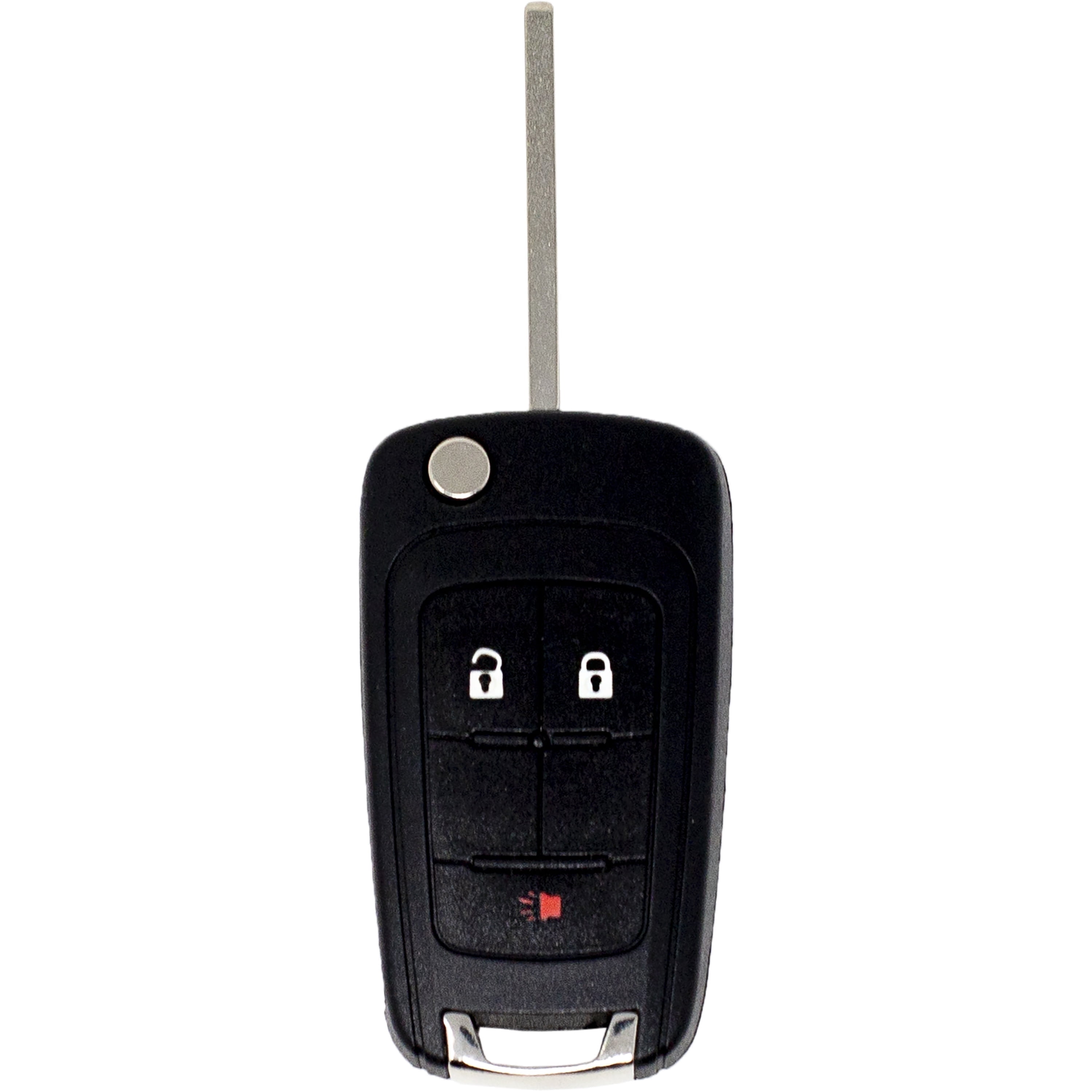 Car Keys Express GM Simple Key – 3-Button Flip Remote Fob - Walmart.com