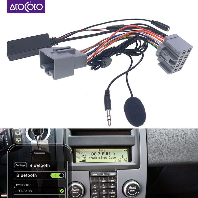 Car Kit Bluetooth 5.0 Module Phone Call Handfree AUX IN Cable Adapter ...