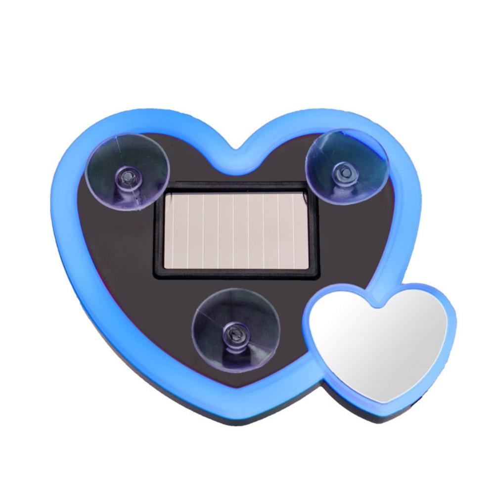 Car LED Ambient Light, Solar-Powered Heart-Shaped LED Neon Light, IP65 ...