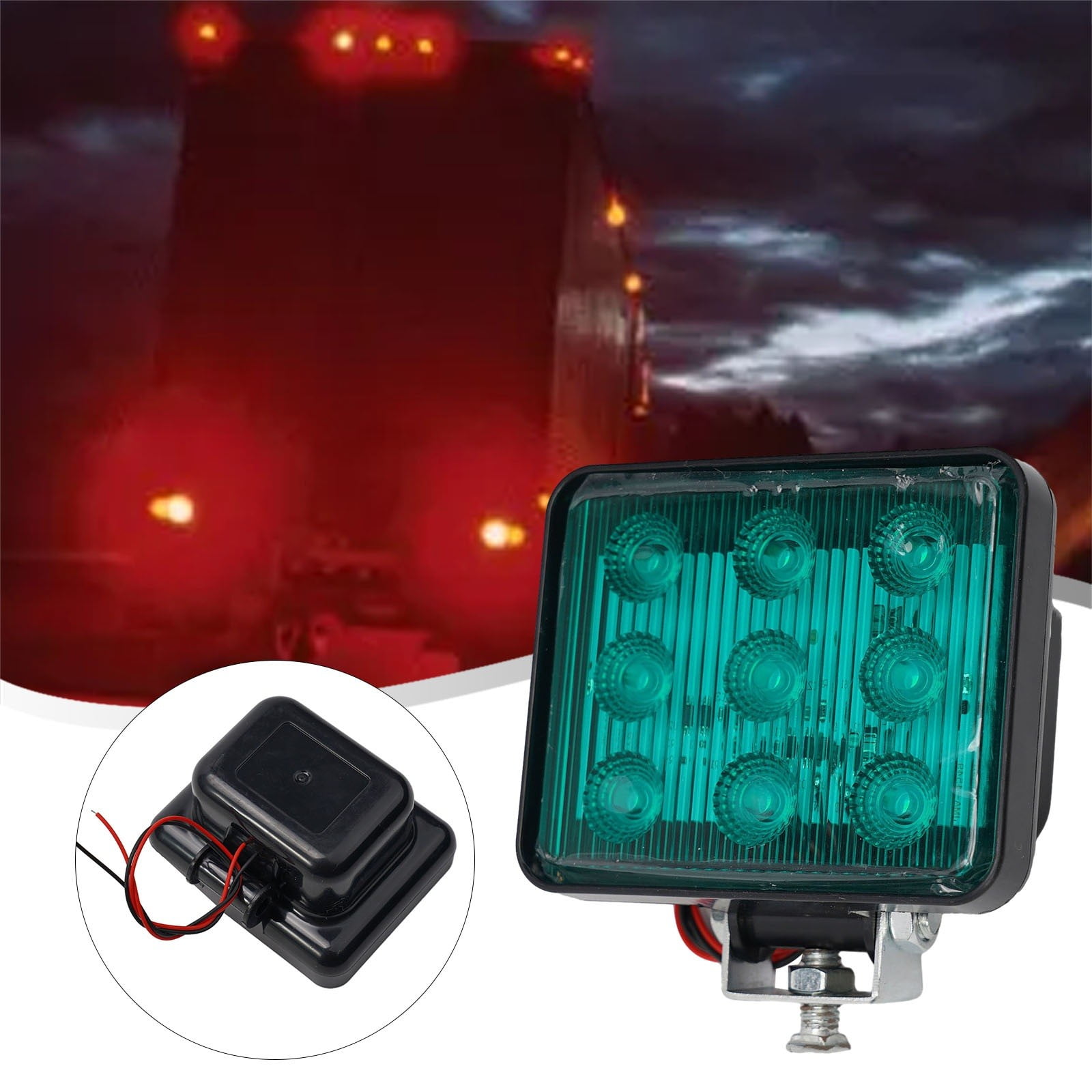 Car LED Bar Work Light 12V Fog Lamp Off Road LED Tractor Spotlight For ...