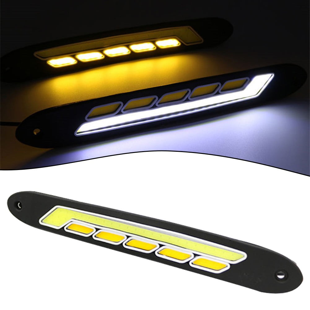 Car LED Daytime Running Light Car Strip DRL Driving Fog Turn Signal ...