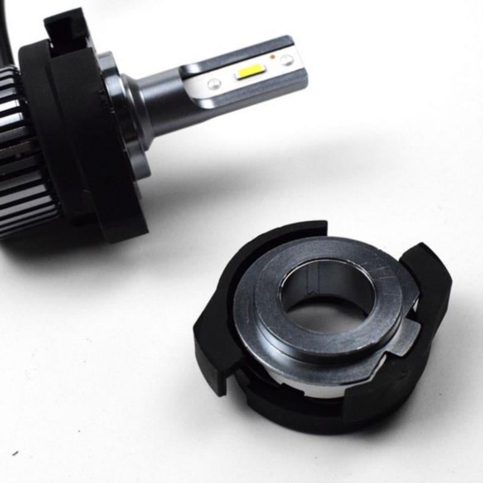 Car LED H7 Headlight Adapter Bulb Holders Auto Lamp Light Clip LED Base ...