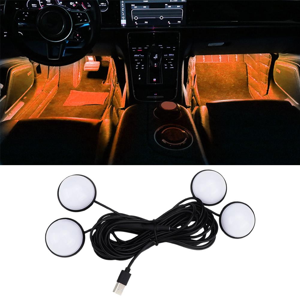 Car LED Interior Strip Light,USB Neon Wire Lights,Automobile ambient ...