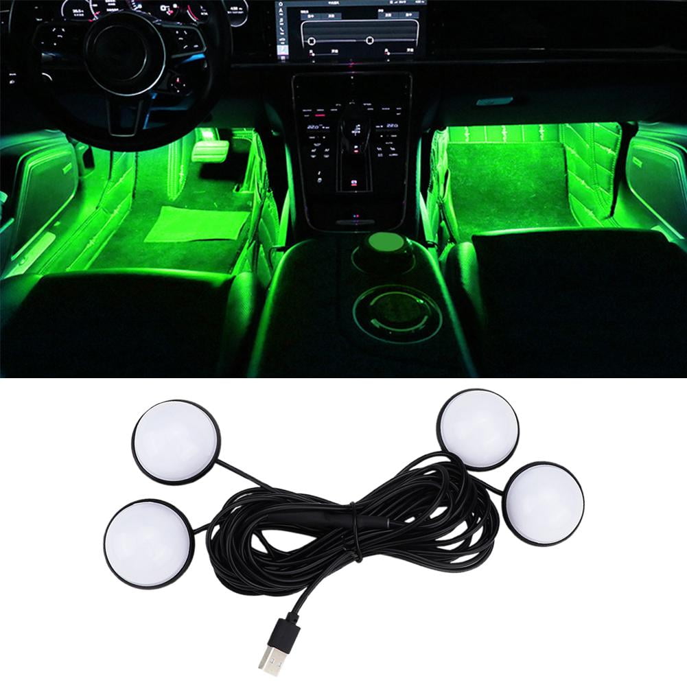 Car LED Interior Strip Light,USB Neon Wire Lights,Automobile ambient ...