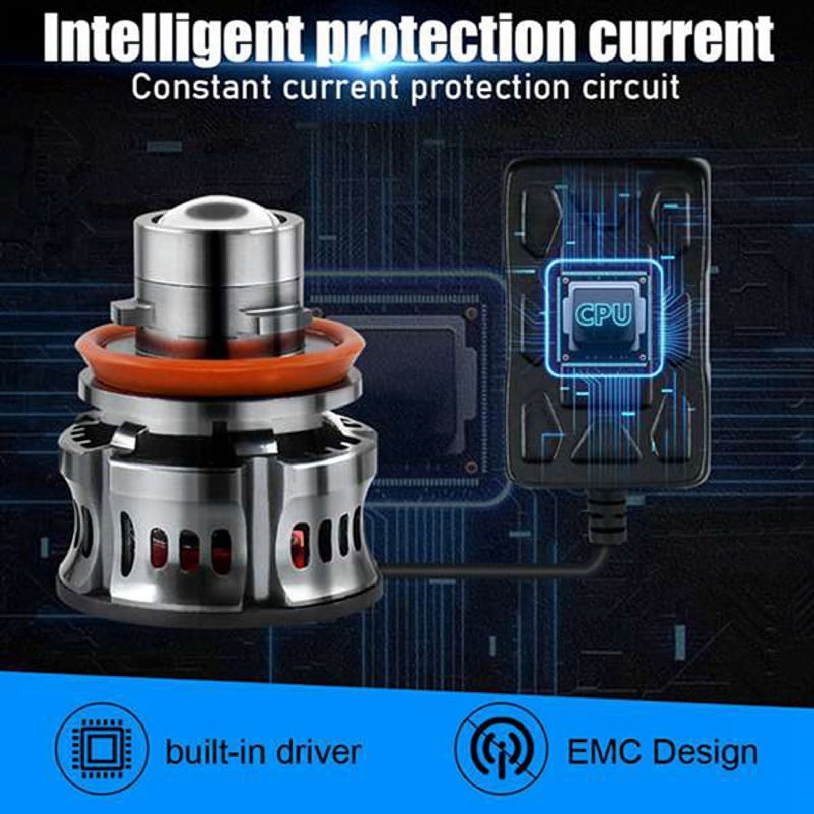 Car LED Lens Headlight H11 Headlight Bulb Car LED Headlight Projector ...