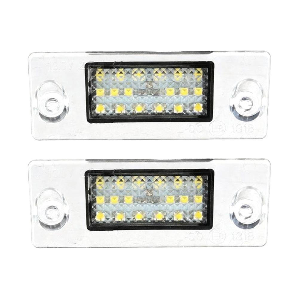 Car LED License Plate Lights with White Emitting, Plug-and-Play ...