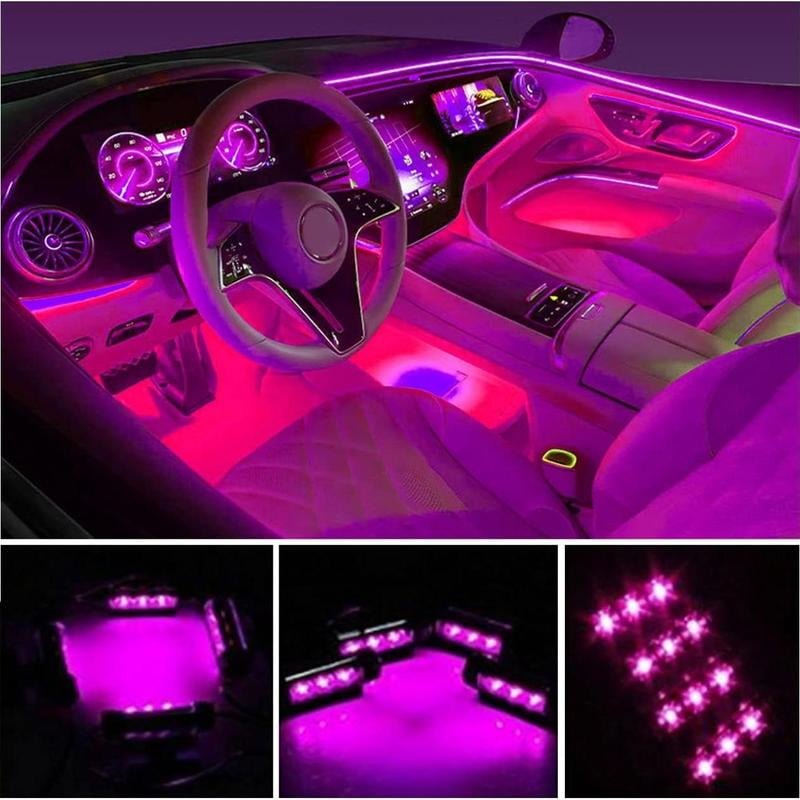 Car LED Strip Light, EJ's SUPER CAR 4pcs 36 LED Car Interior Lights ...