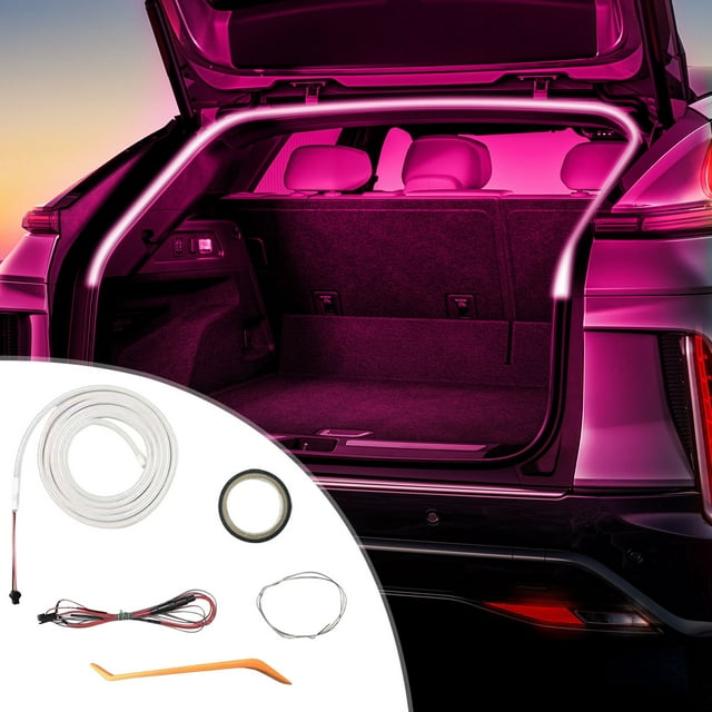 Car LED Strip Lights,Trunk Cargo Ambient Lighting, Full/Half Circle ...