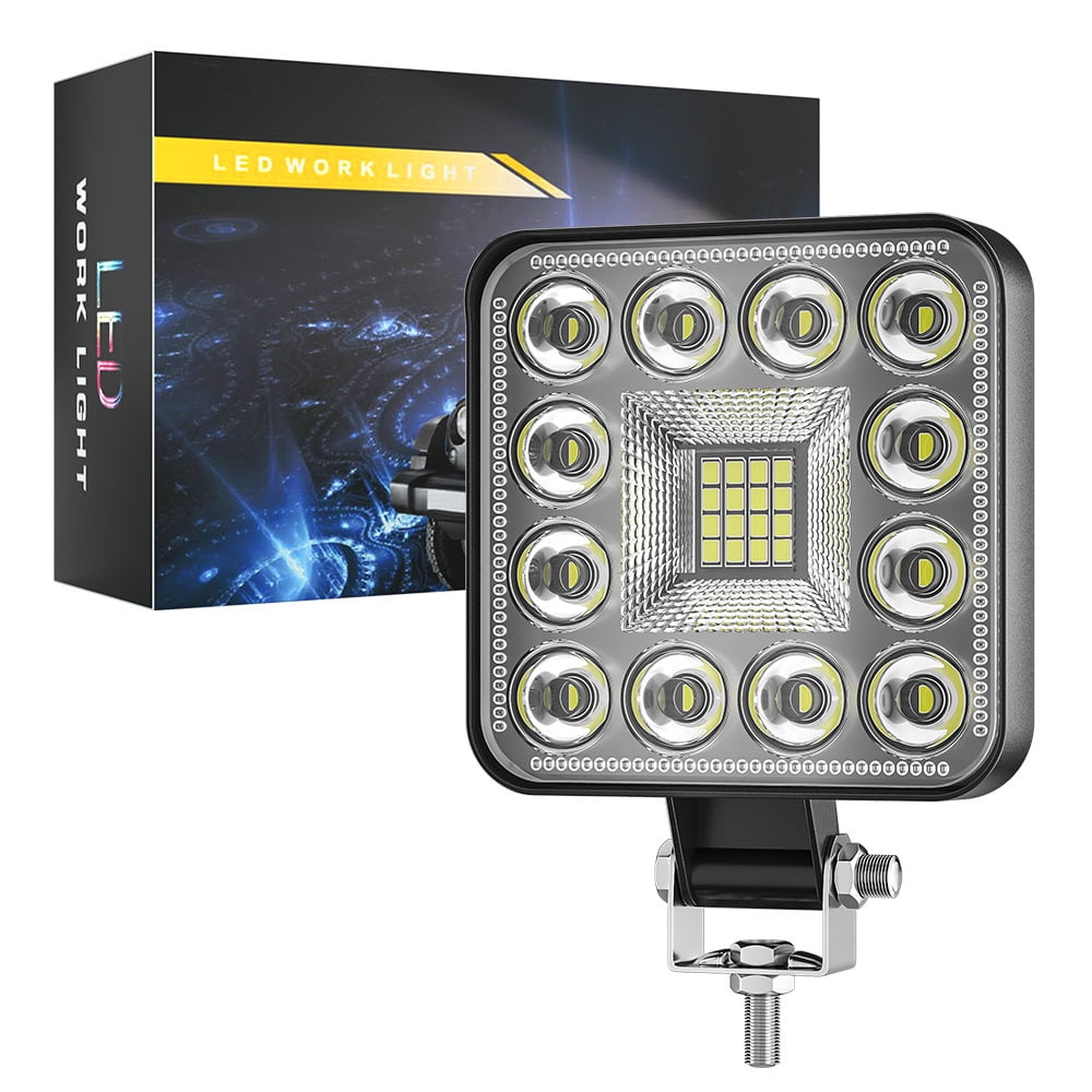 Car LED Working Light 3~Inch Mini Square Floodlight 28LED Engineering ...