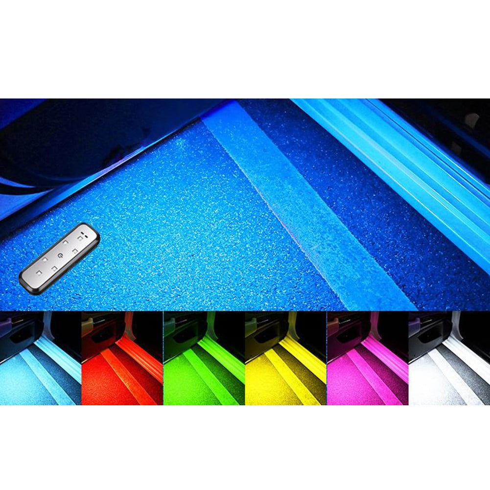 Car LED door light welcome light USB charging automatic door open ...