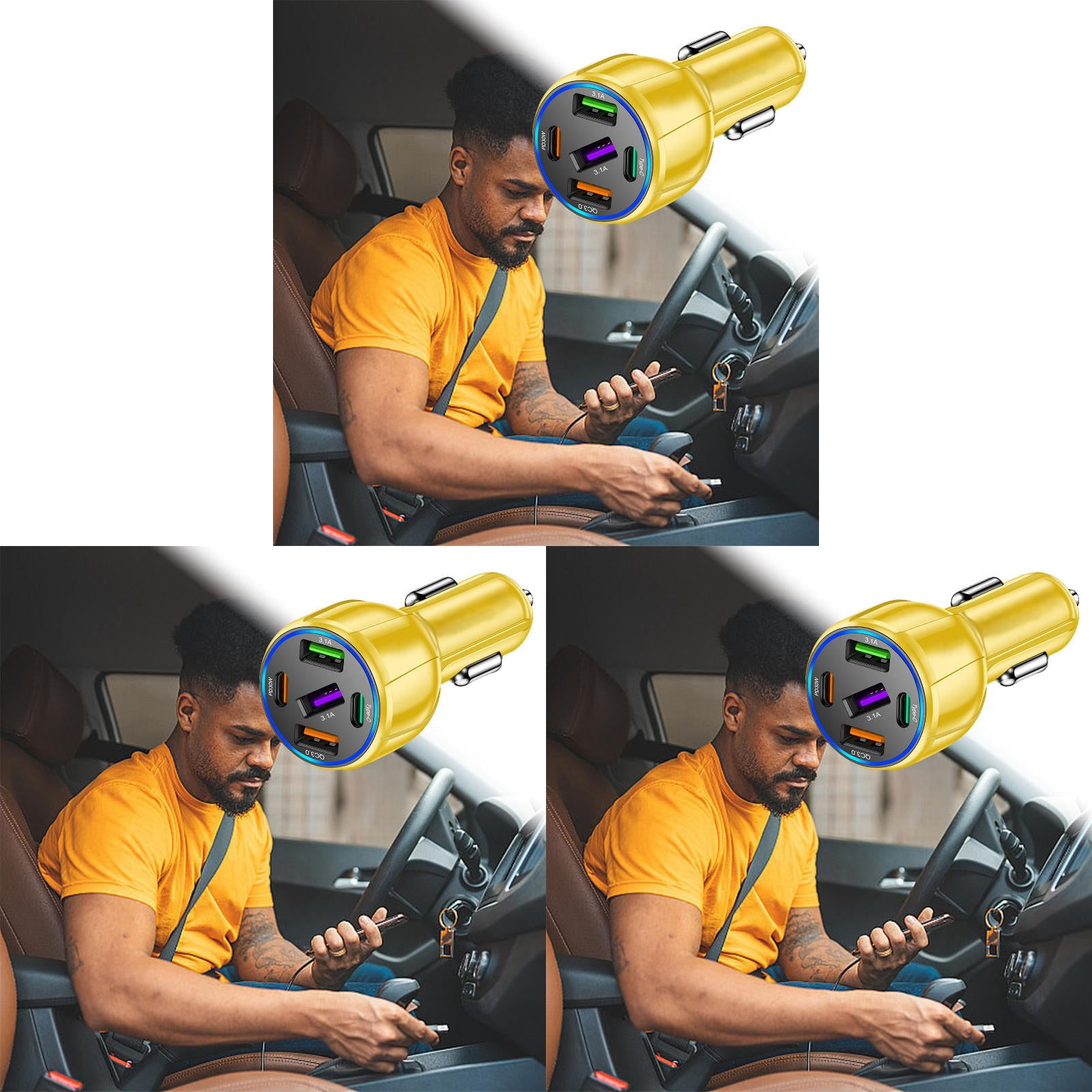 Car Laptop Charger Adapter Car Plug Adapter Taxi Divider for Cars ...