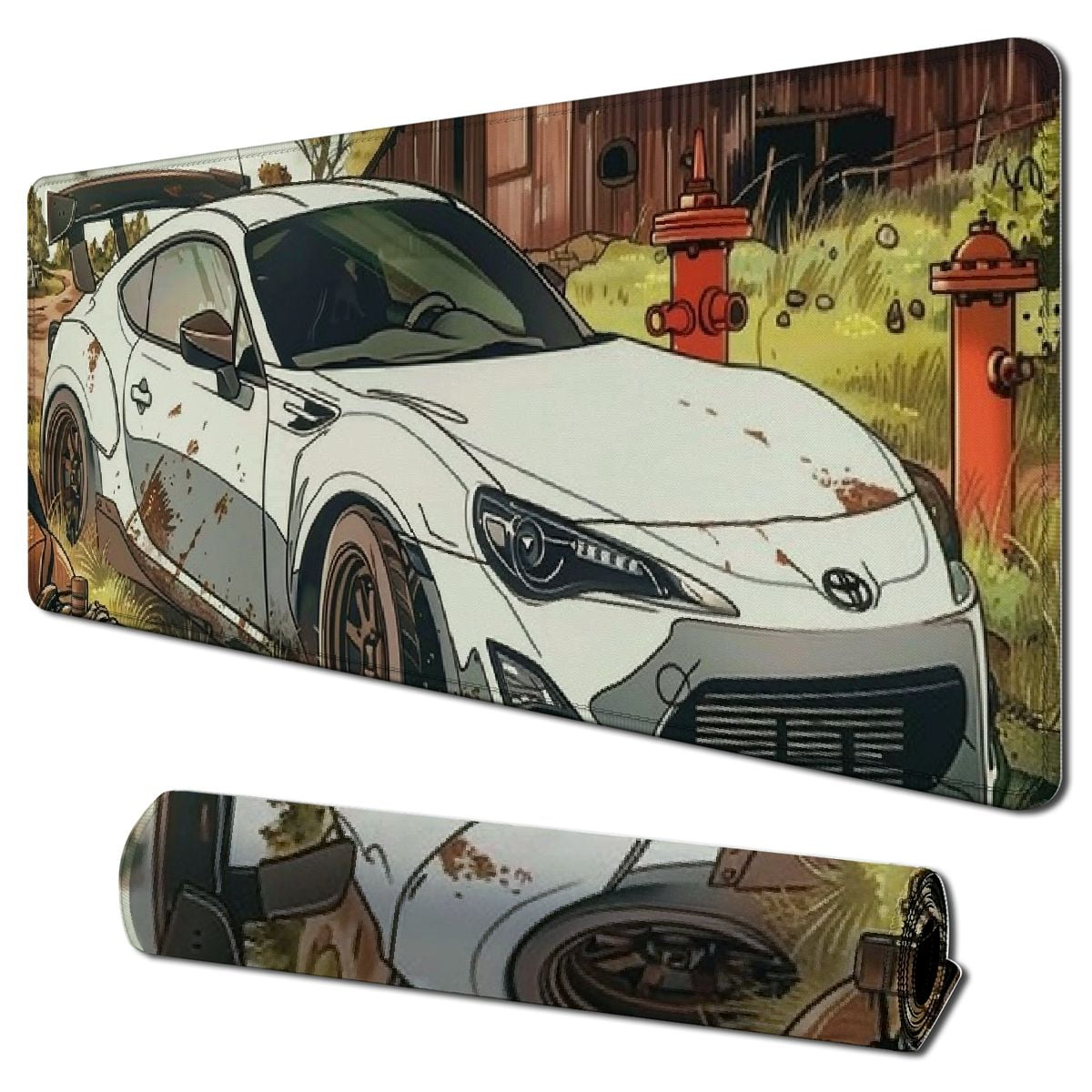 Car Large Mouse Pad Garage Tuning Car Car Japanese Big Computer Desk ...