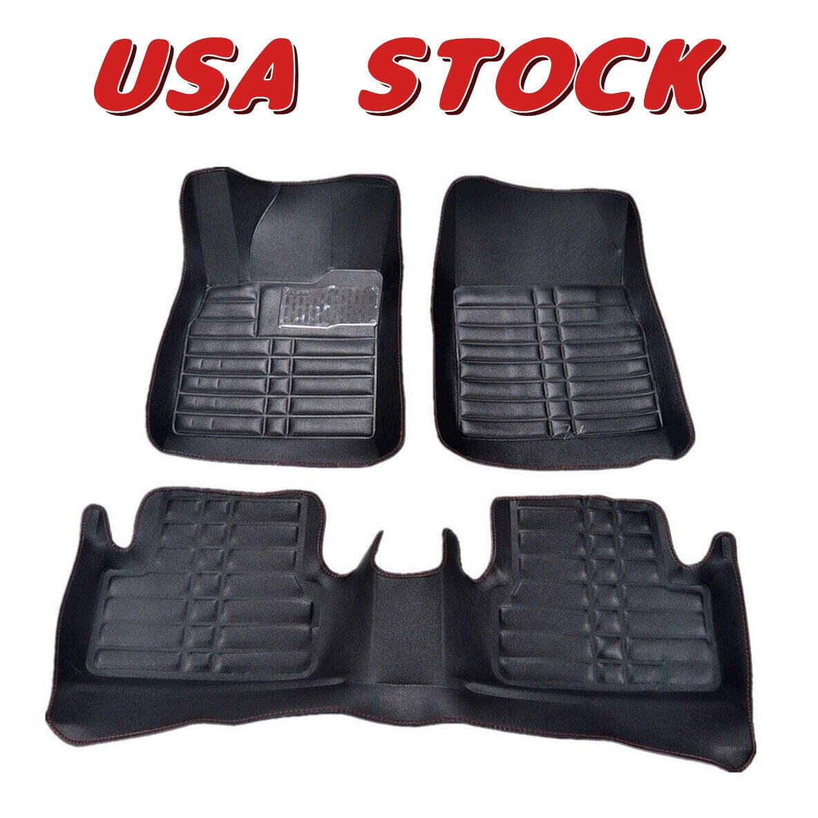 Car Leather Floor Mats Auto Interior Liner for Nissan Rogue 2014-2016 ...