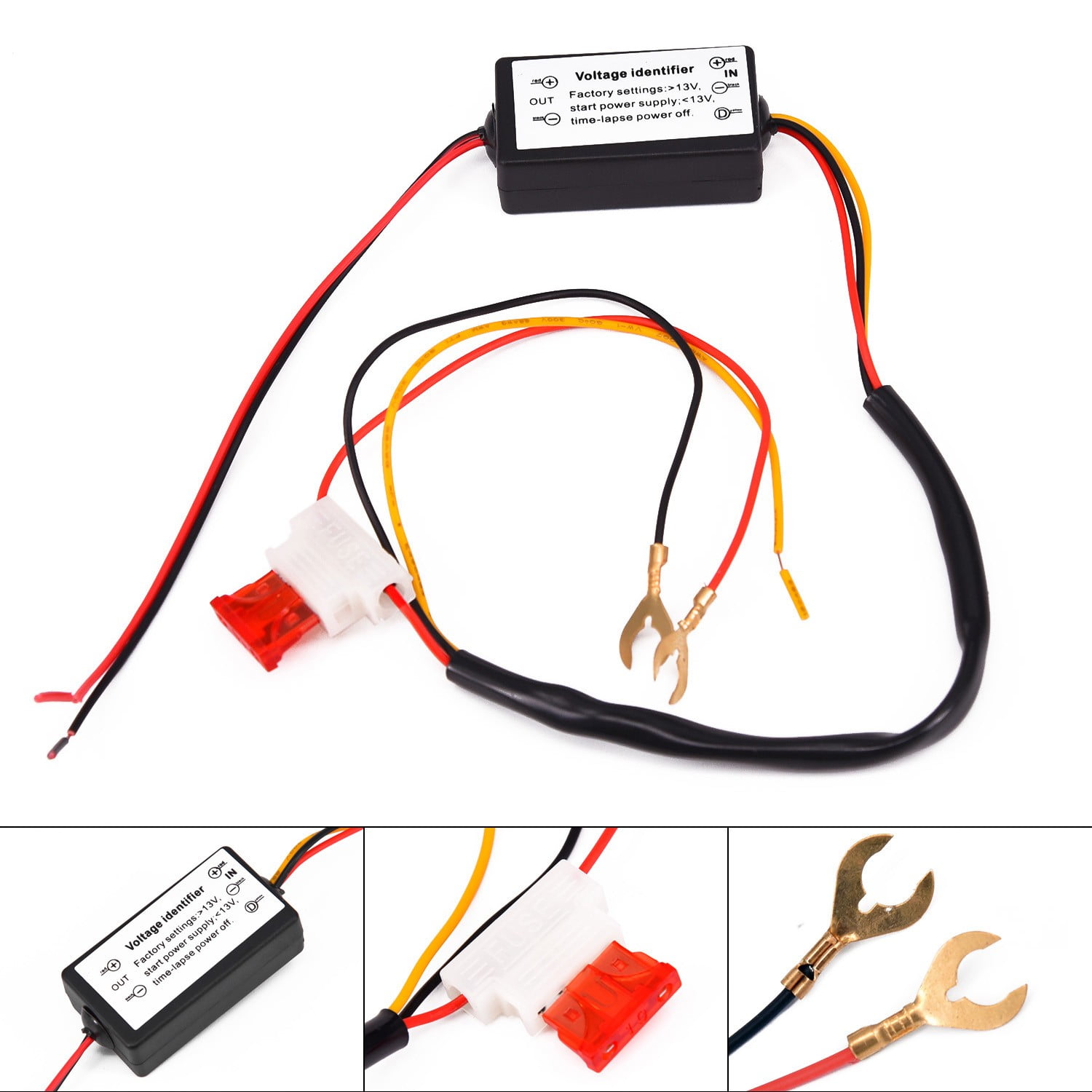 Car Led Daytime Running Light Drl Controller Harness Light Reduction ...