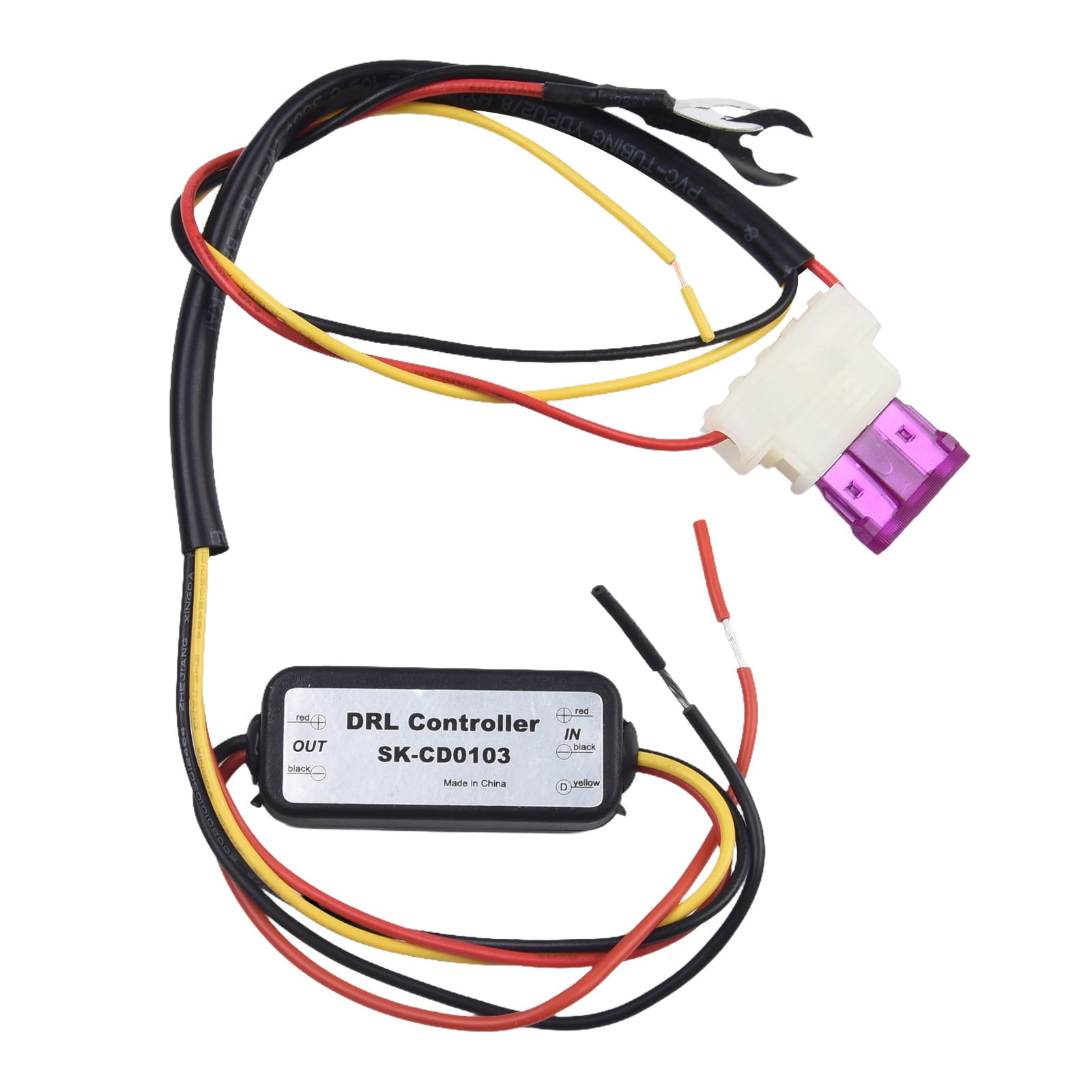 Car Led Daytime Running Light Relay Harness 12-18V 5A Fog Light ...