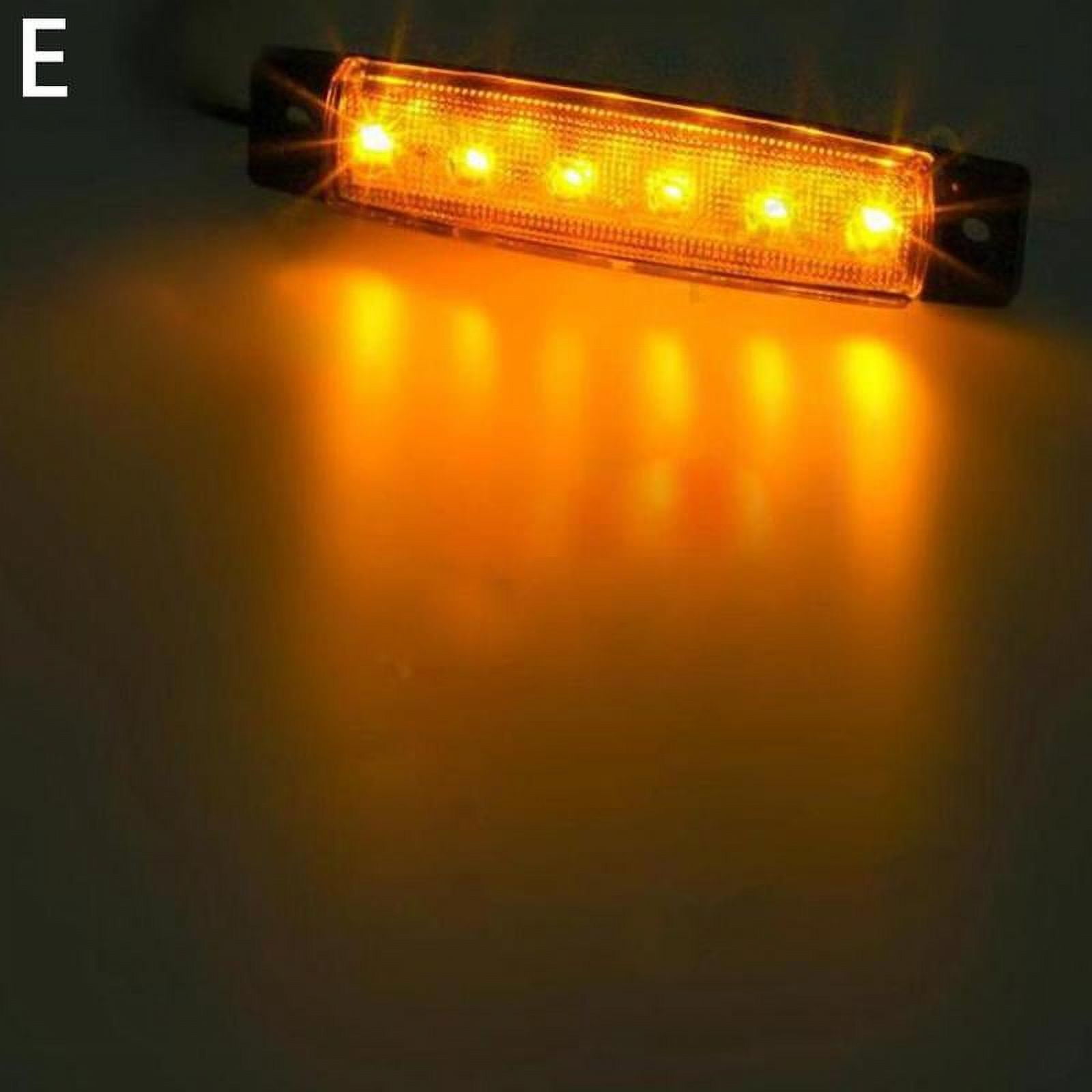 Car Led Lights 12v / 24v 6 Smd Led For Automobile Bus Car Truck Side ...