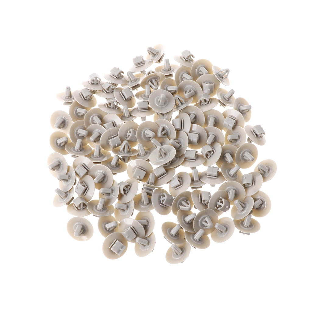 Car License Plate Fastener Bumper Clip Door Panel Liner Retainer Rivet ...