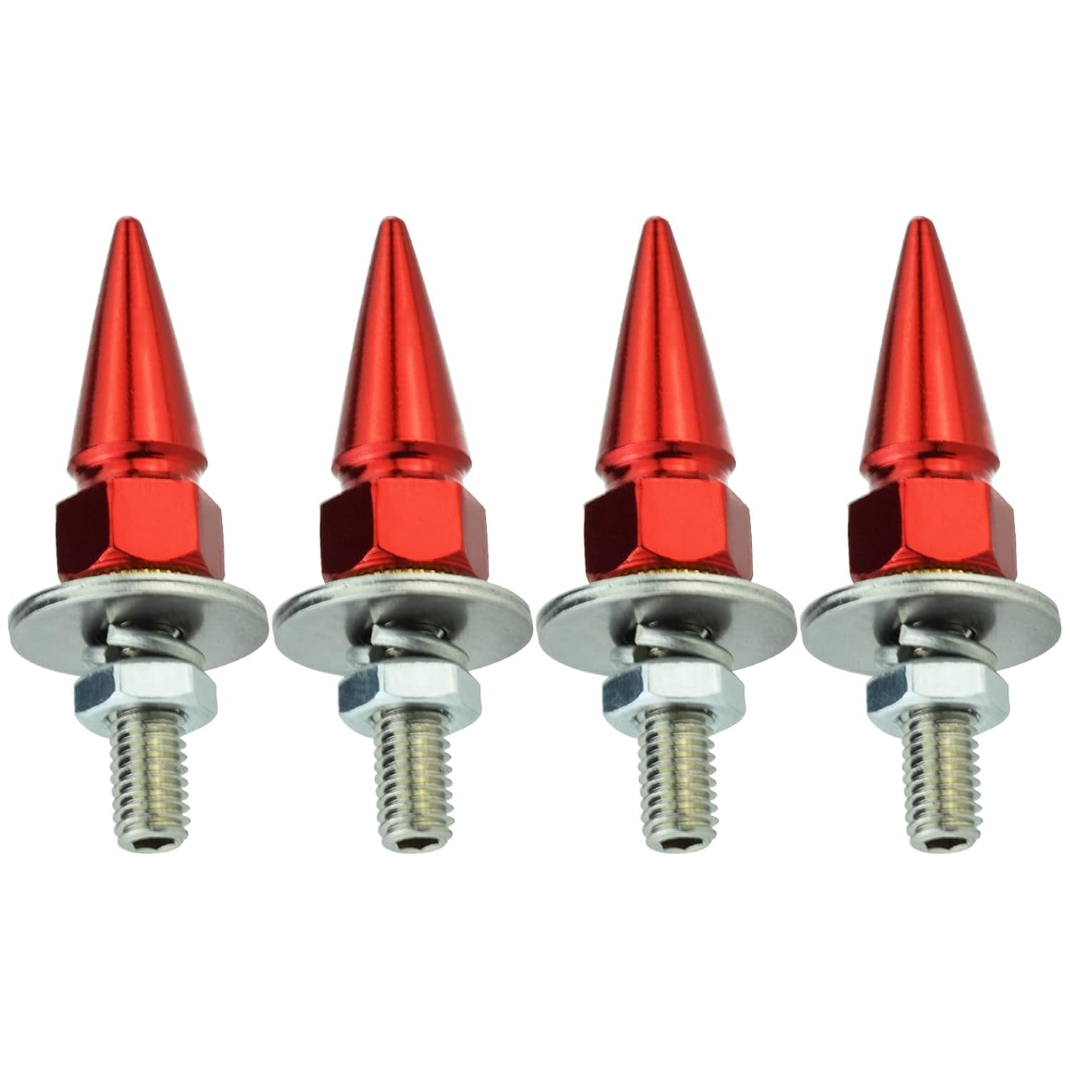 Car License Plate Screws Spike Shape License Plate Fasteners bolt 4Pcs ...
