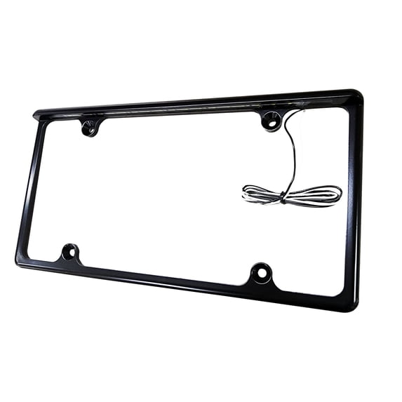 Radiantz LED Lighting Chrome Car License Plate Frame with LED Light ...