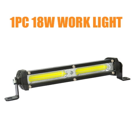 Car Light Bar Off Road LED 8 15 20 COB 6500K Work LED Light Spot Beam ...