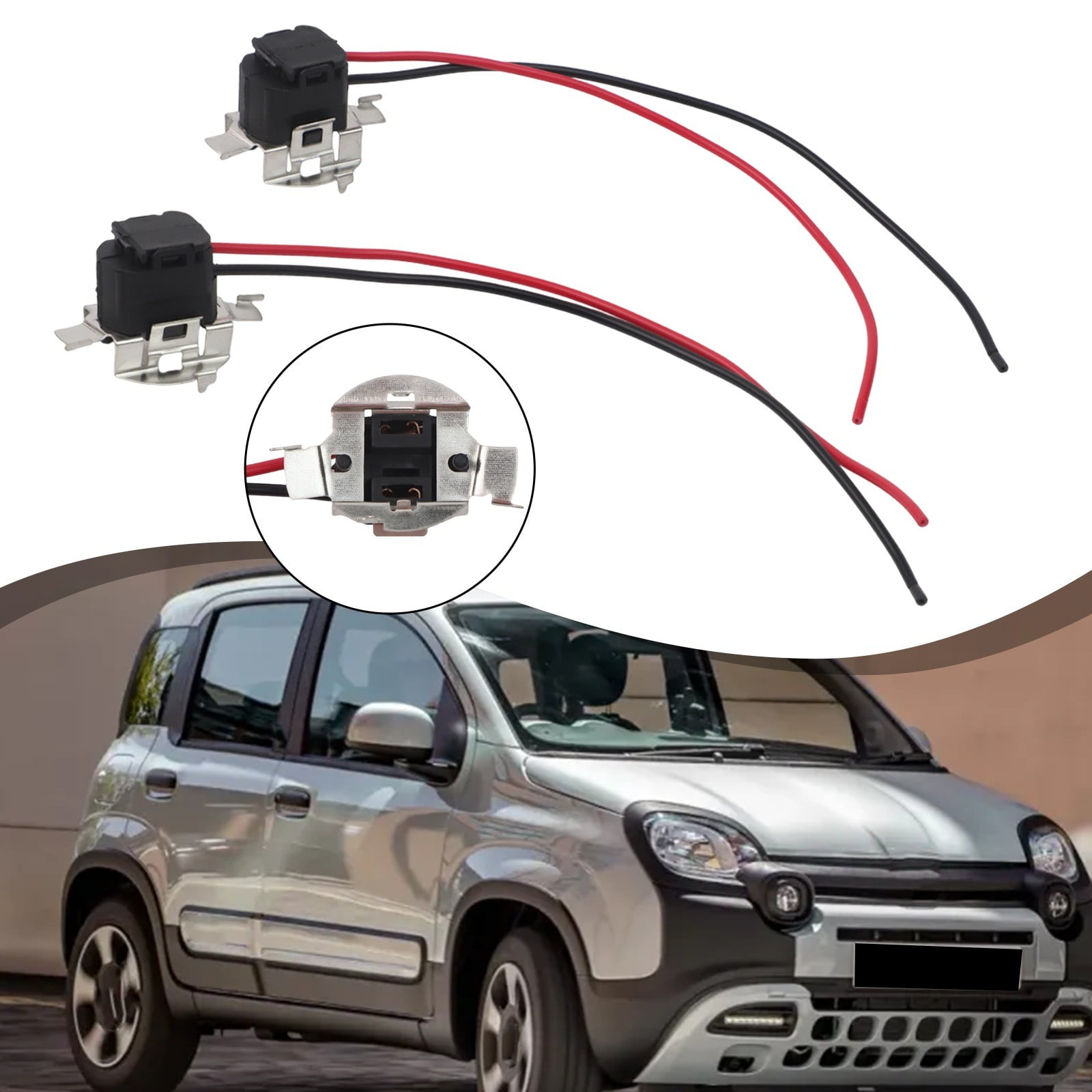 Car Light Bulb Base Holder Halogen Light Bulb Base Holder For H7 ...