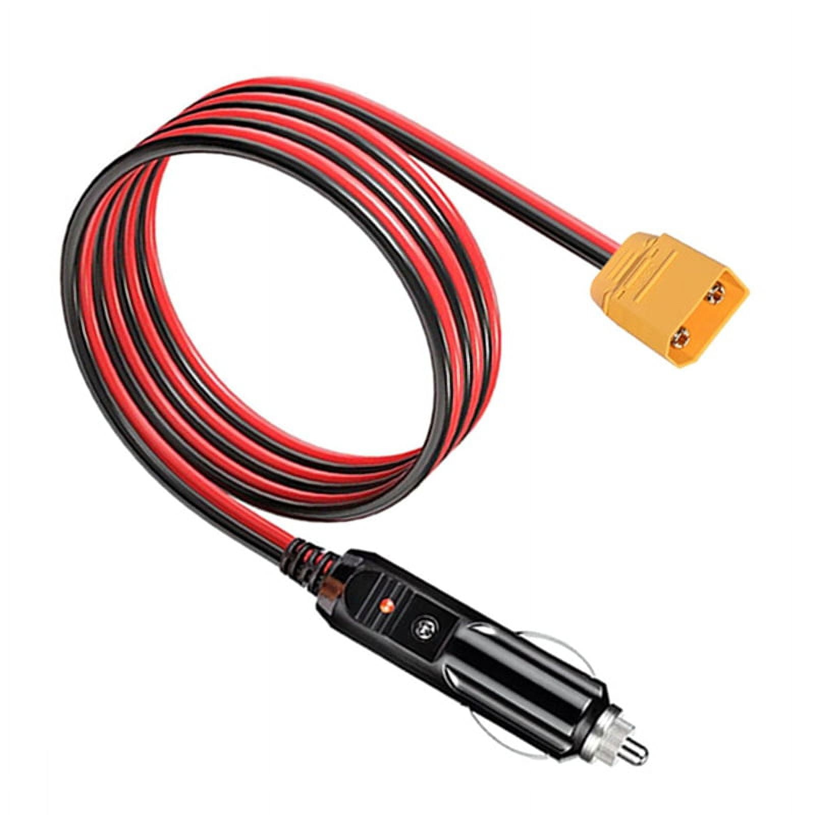 Car Lighter Plug Cable with XT90S Male Connector 14 AWG 6 FT XT90 ...