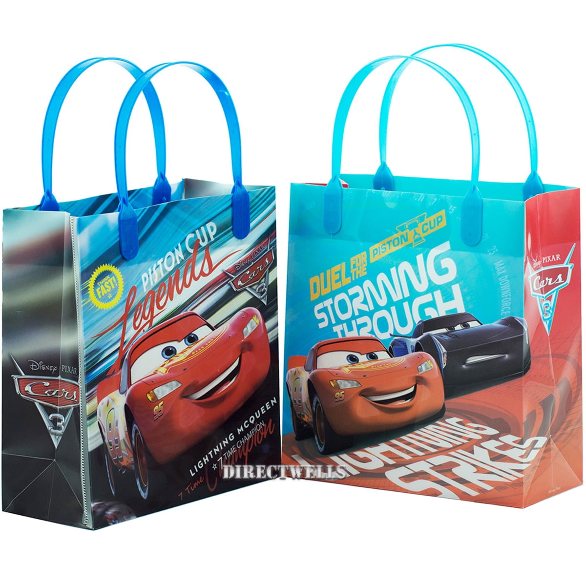 Car Lightning Mcqueen 12 Authentic Licensed Party Favor Reusable Goodie ...