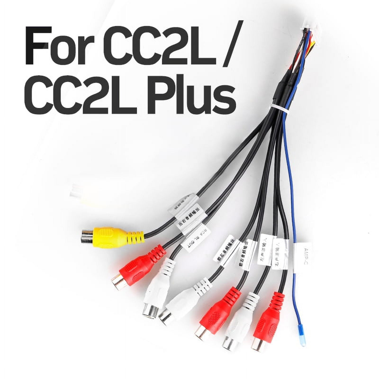 Car Line Out Adapter 8 RCA AV Multi-functional Output Cable CD Player ...