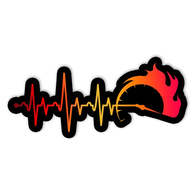 Car Lover, Car Racing, Speedometer, Car Enthusiast Auto Racingsticker ...